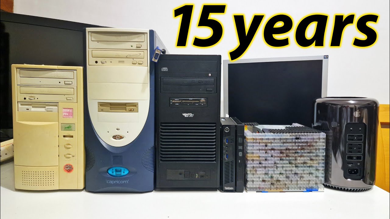 Monetized after 15 years! A look at my older PCs from 1999 to 2014 with ...