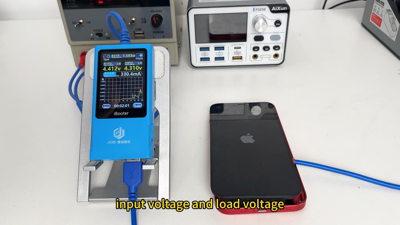 JC Intelligent Drawing Current Analyzer - iBooter - YouTube