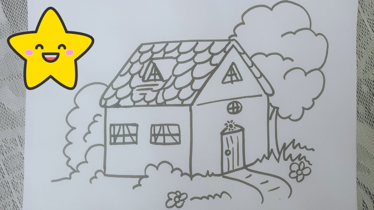 🎨 Learn to Draw a Charming Countryside Cottage 🏡: Fun and Easy Tutorial ...