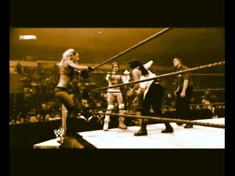 Michelle McCool - Slingshot Thrust Kick (From Apron)
