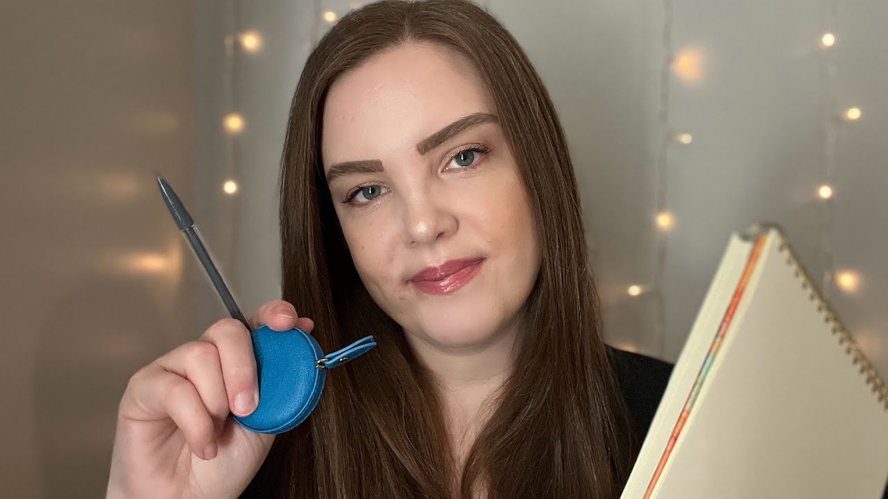 ASMR Sketching & Measuring Your Face | Personal Attention Roleplay | Whispered - YouTube