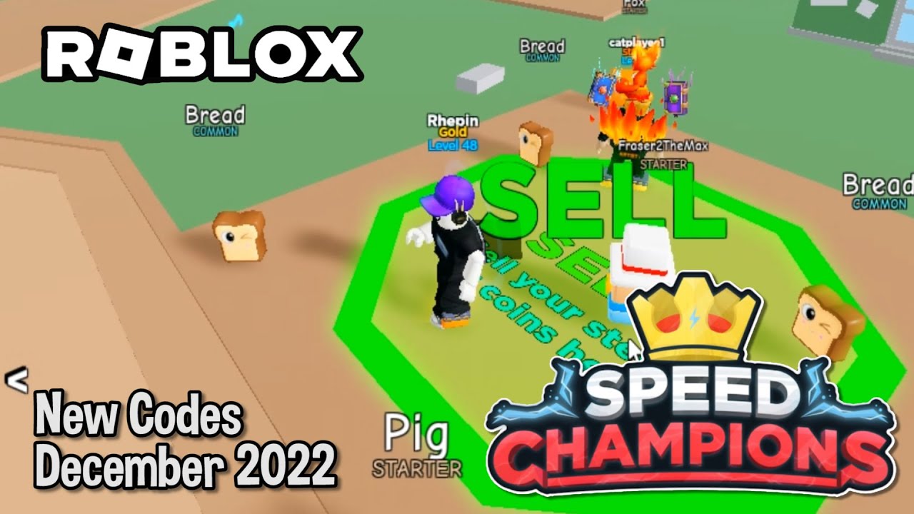 Roblox Speed Champions New Codes December 2022 - YouTube