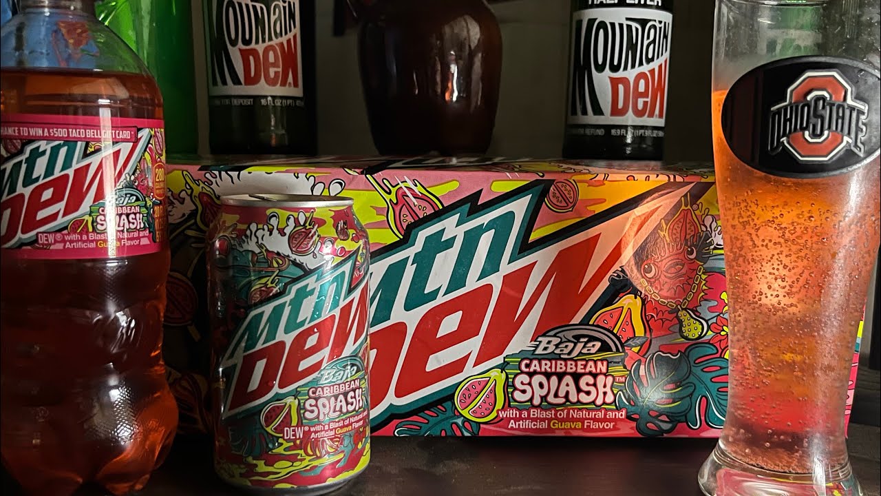 Mtn Dew Baja Caribbean Splash Review - YouTube