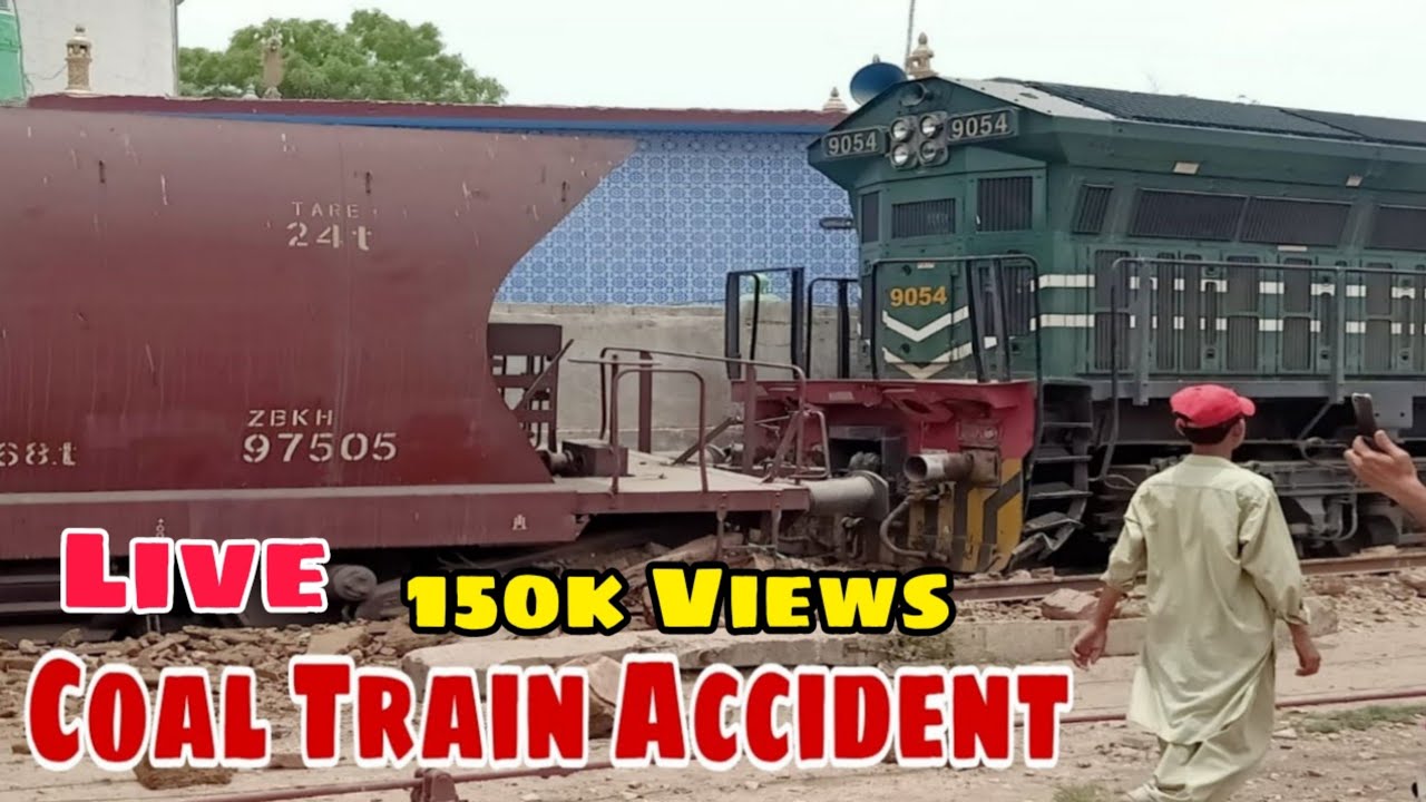 Live Train Accident | Coal Train live Accident At kotri Yard | World ...