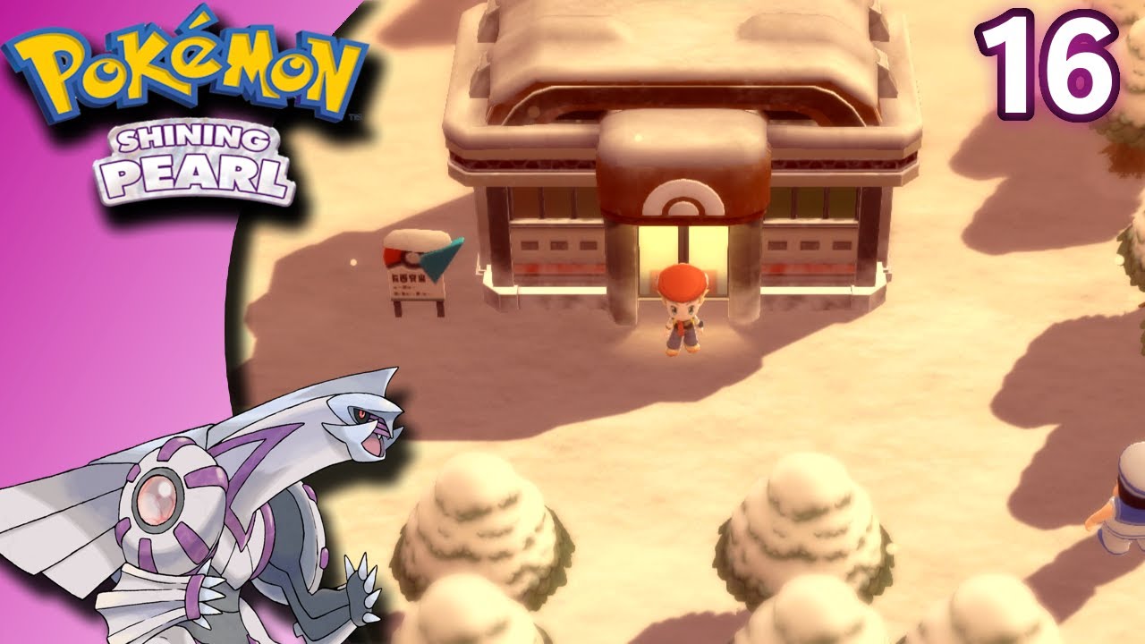 Pokemon shining pearl Part 16 Heading to snowpoint city - YouTube
