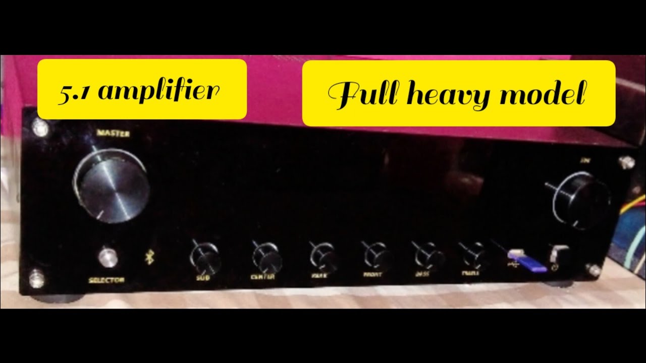 5.1 amplifier. home use 5 channel STK model sup wooper Kumar 4 TR mono ...