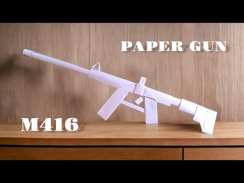 Pub-G Paper Gun - M416 | How To Make a Paper Gun (M416) | पेपर से गन बनाना सीखें ।