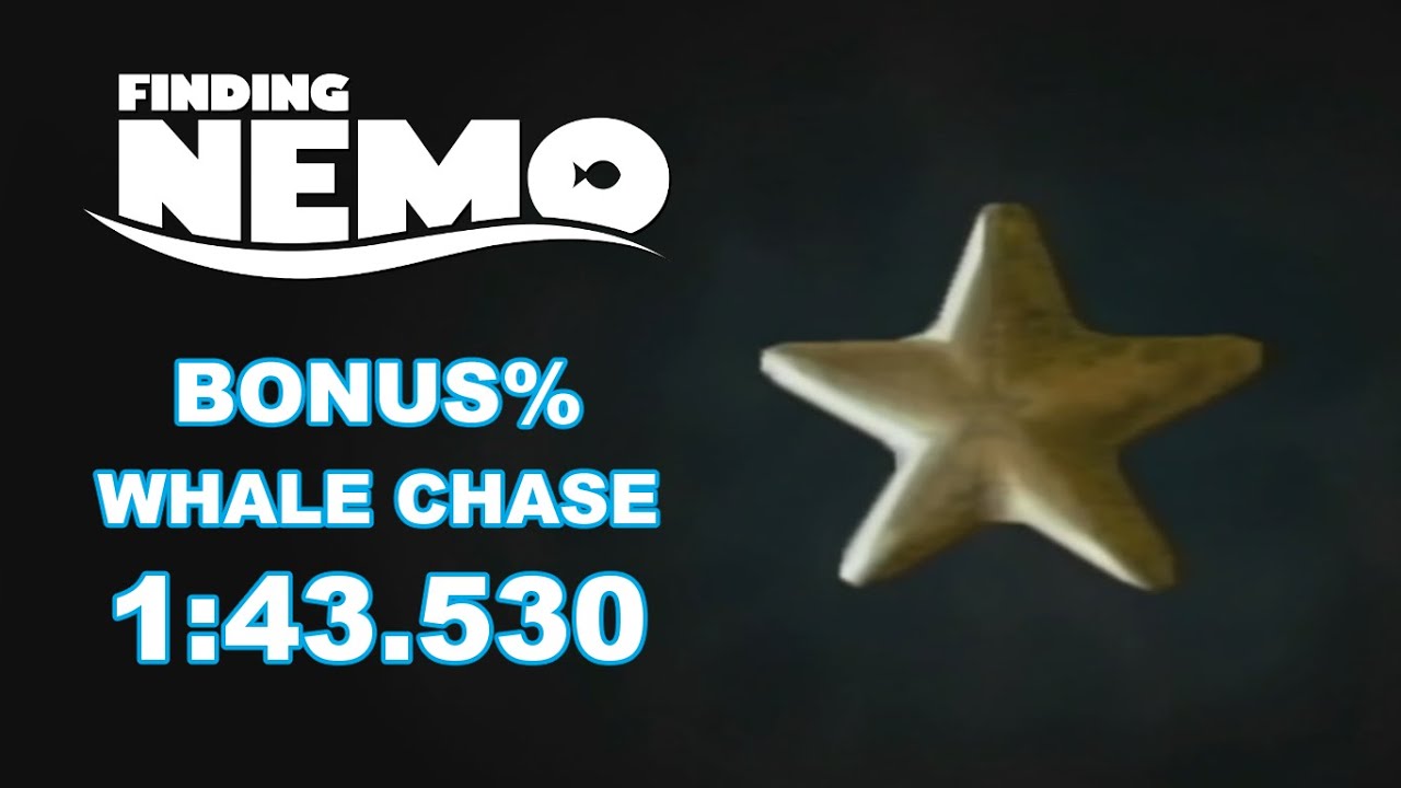 Finding Nemo (Console) | Bonus% Whale Chase | 1m 43s 530ms (WR) - YouTube
