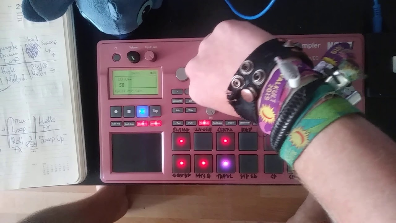 IntuNeric's Little Korg Electribe S2 psytrance jam \m/ - YouTube