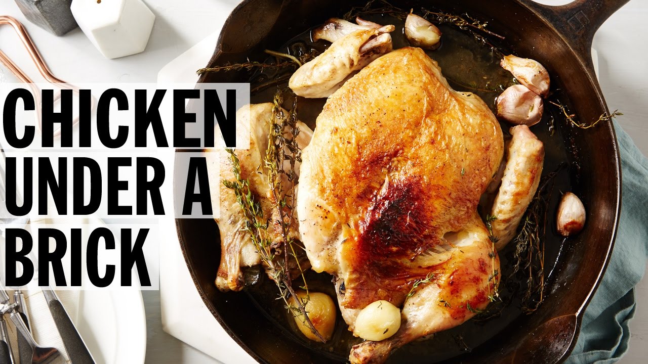 Chicken Under a Brick | Food Network - YouTube