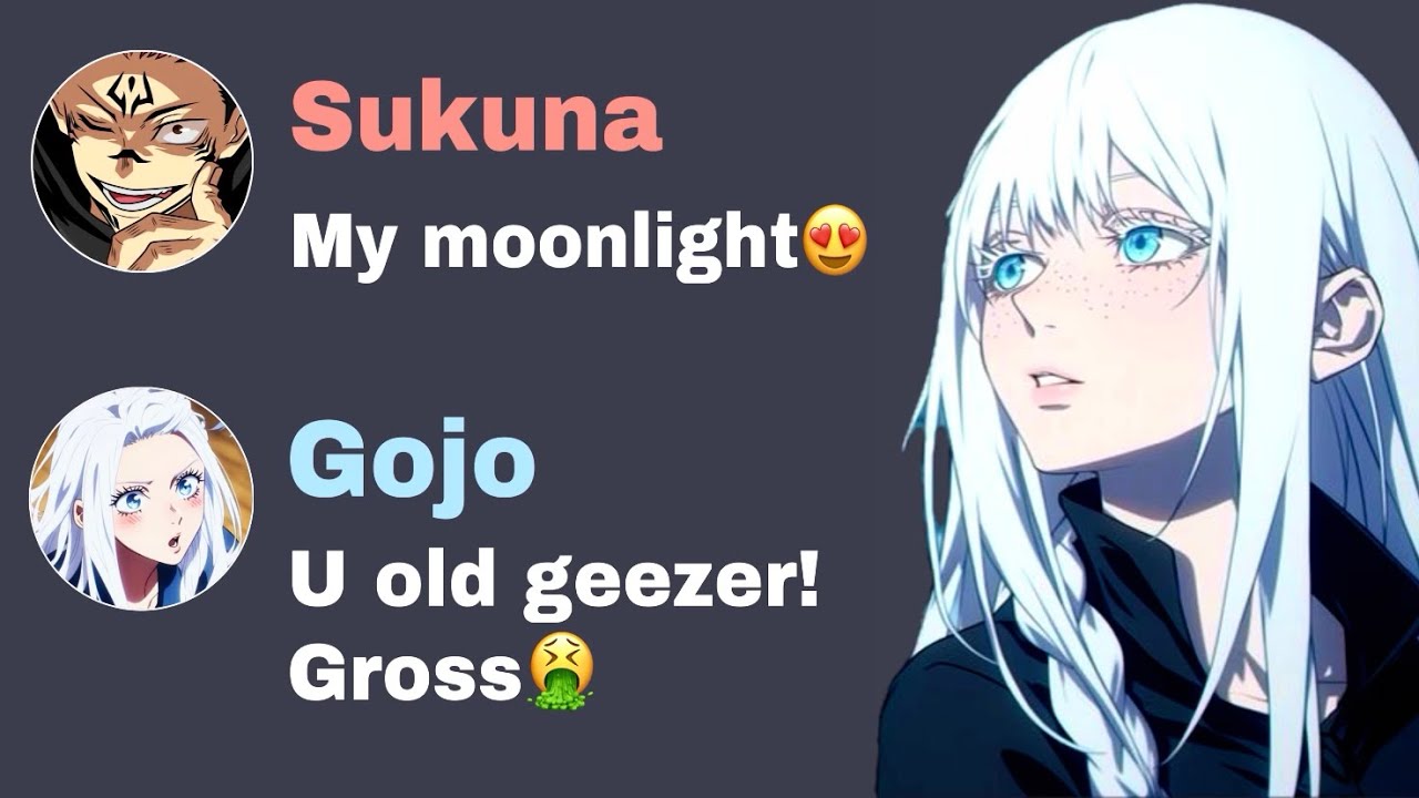 Sukuna flirting with female Gojo Satoru!! Jujutsu kaisen discord - YouTube