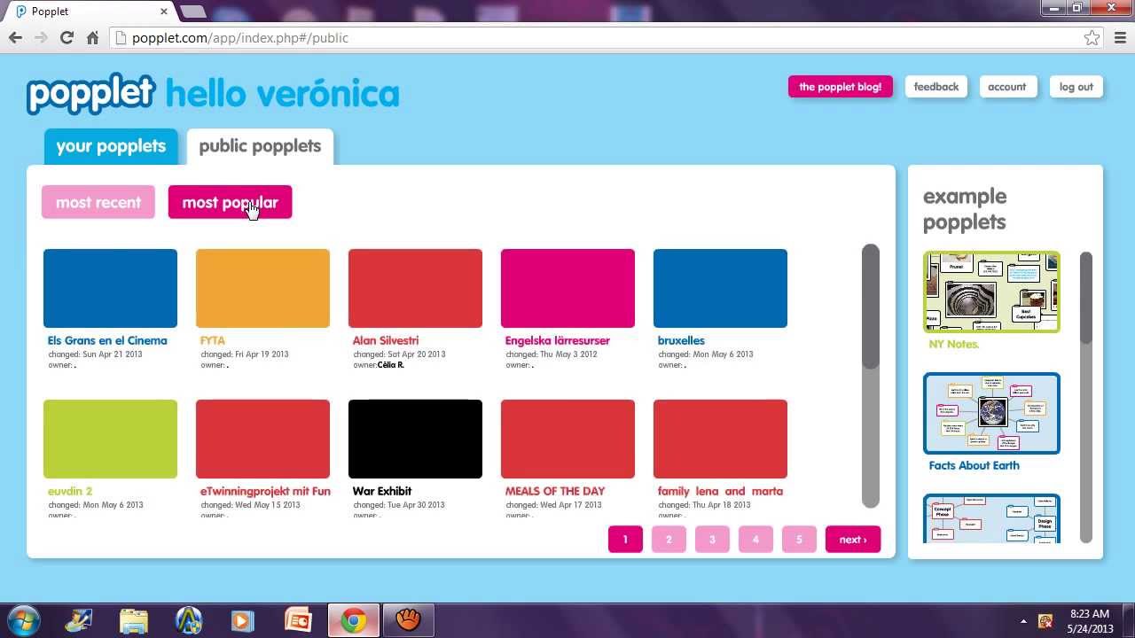 Tutorial para utilizar la herramienta popplet - YouTube