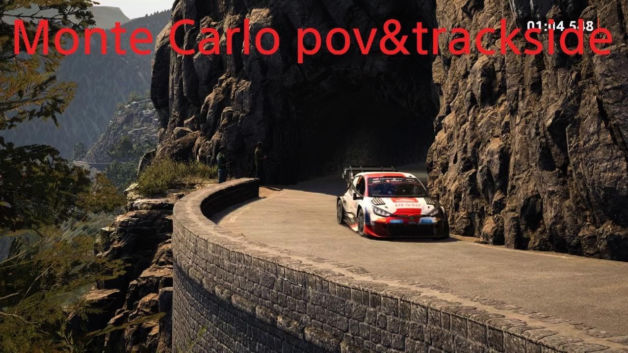 EA SPORTS WRC_Monte Carlo pov&trackside - YouTube