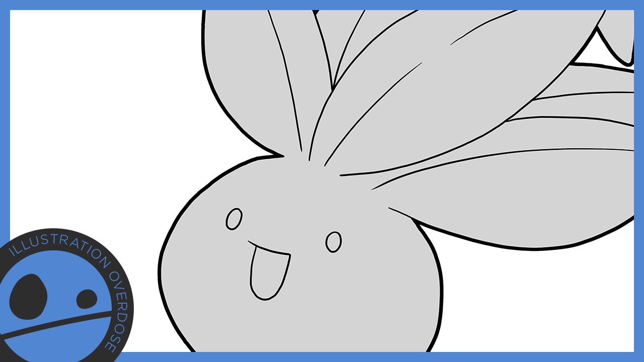 How to draw Pokémon 043 - Oddish - YouTube