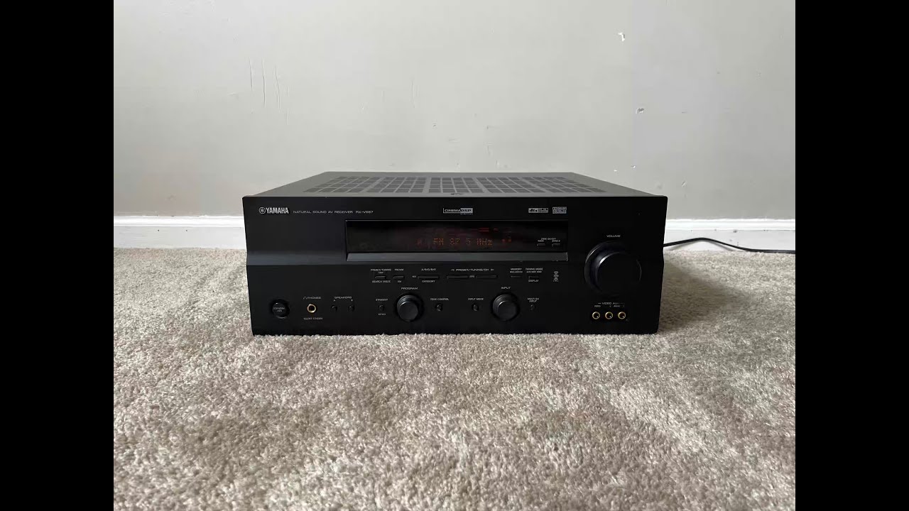 Yamaha RX-V557 6.1 Home Theater Surround Receiver - YouTube