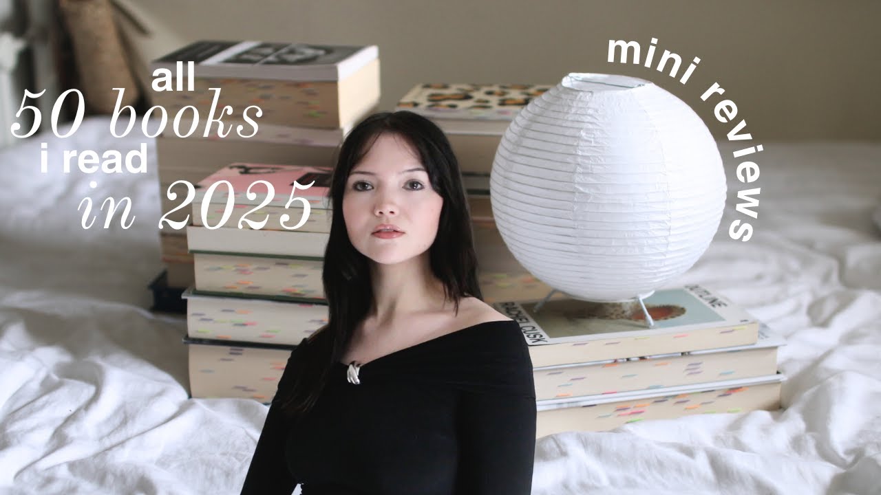 every book i read in 2025 reviewed in under 30 minutes - YouTube