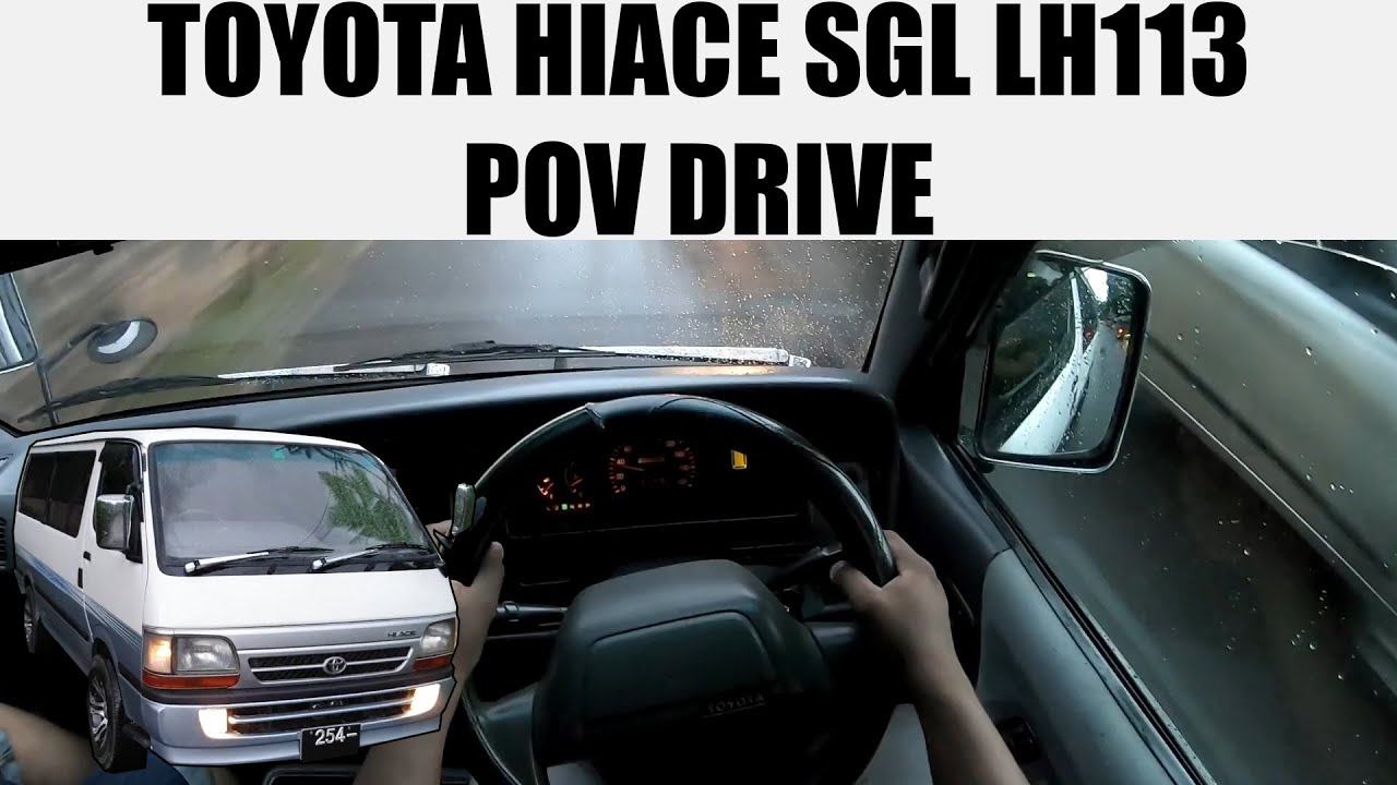 Toyota Hiace LH113 SGL POV Drive - YouTube