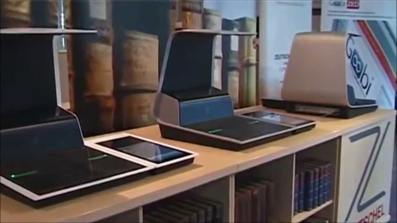 Scanner Zeutschel ZETA - YouTube
