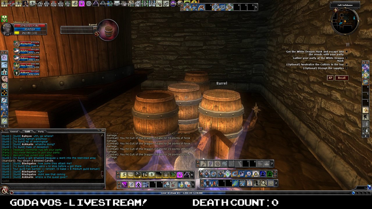 DDO - (HE) Mask of Deception w/ Goda Vos; Shuriken Build - YouTube