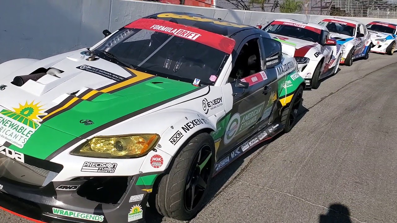 KMR Formula Drift Irwindale 2020 Rnd, 7 First Half - Setup - Practice ...