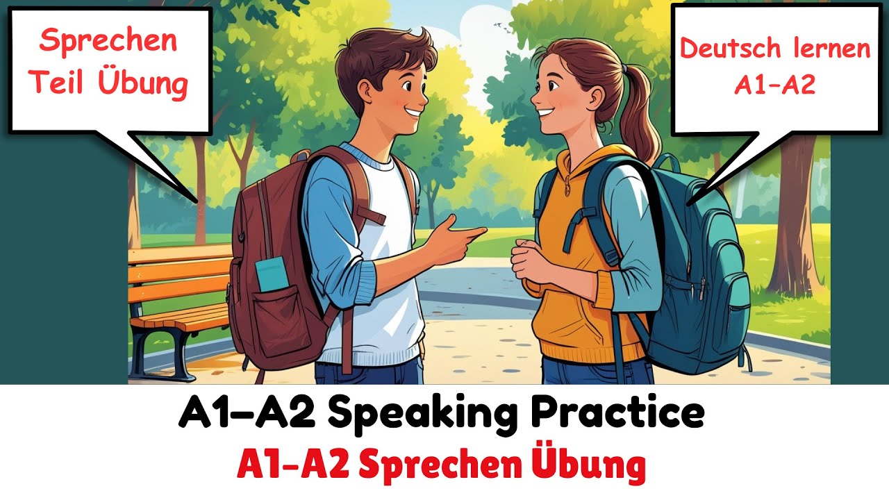 German A1 A2 Sprechen Teil Übung | Goethe A1 A2 Sprechen Teil Practice ...