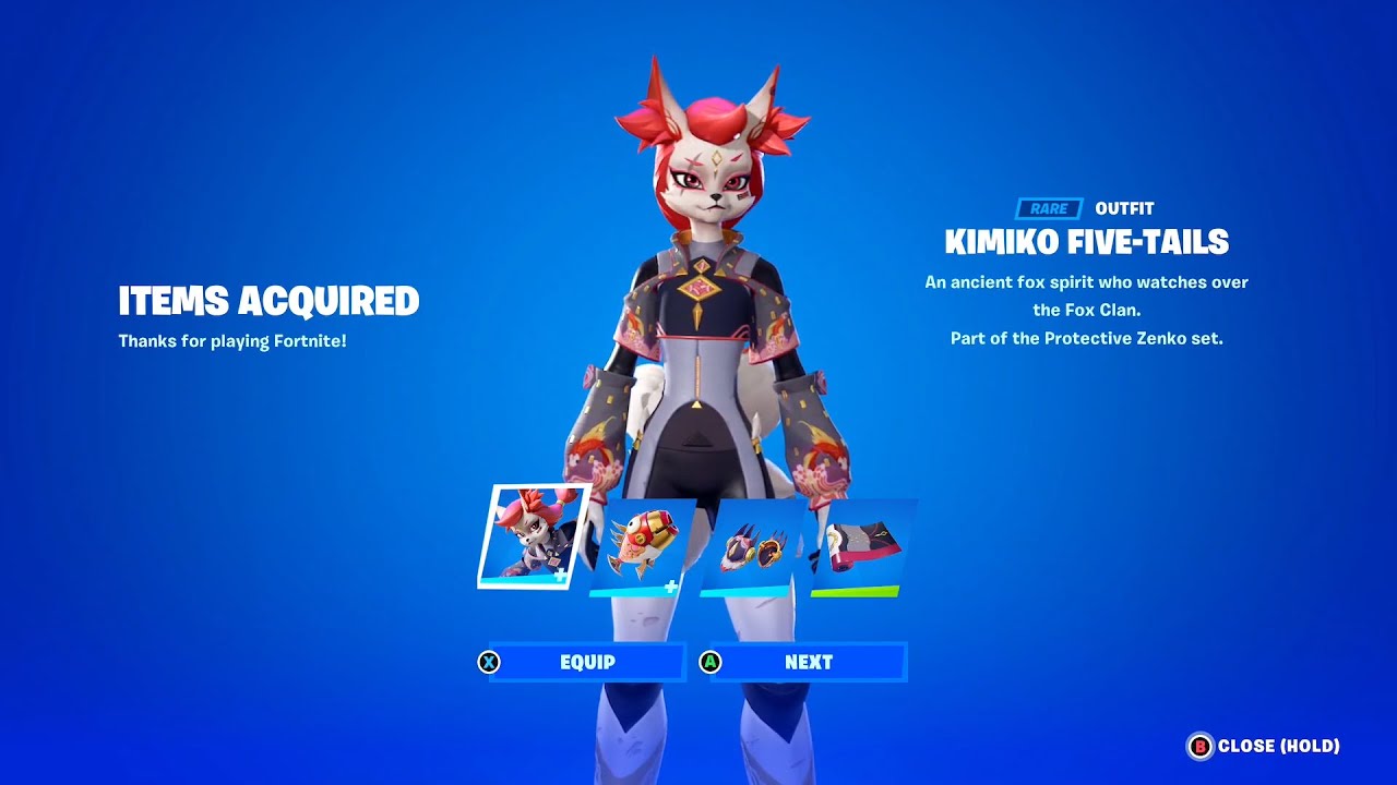 How to Get Kimiko Five-Tails Skin for FREE in Fortnite! (Protective ...