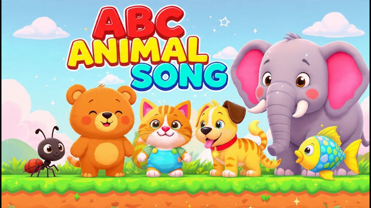 ABC Animal Rhyme | Learn Alphabet with Animals | Fun Phonics for Kids ...
