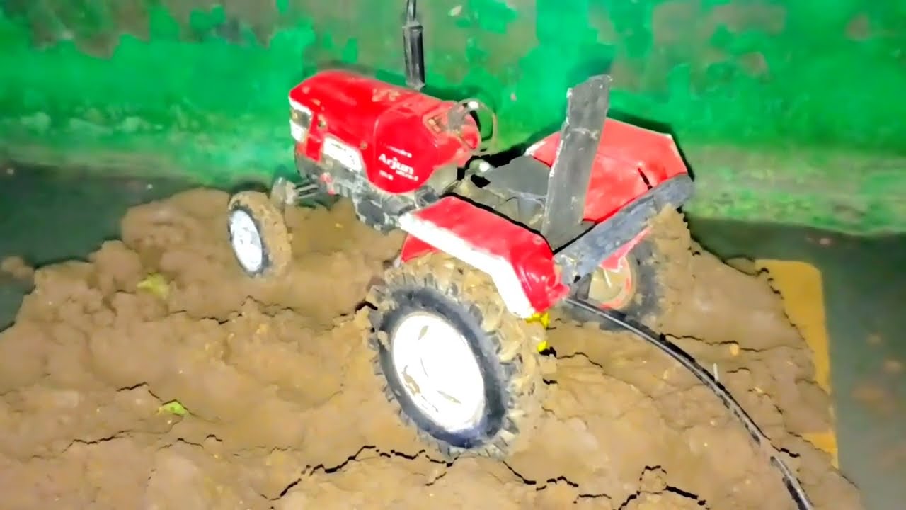 Mahindra Arjun Remote Control Homemade Tractor Mahindra Arjun 605 toy ...