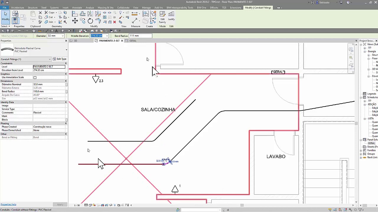Grupo Revit MEP 2020/08/13 Informações para Conduits e Conduit Runs ...