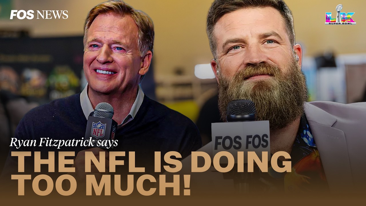 Ryan Fitzpatrick Says 18 NFL Games Is “Too Much” | Radio Row 2026 - YouTube