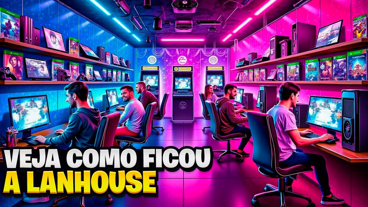 Finalizando Nossa Lan House - Gaming Café Simulator - Parte Final - YouTube