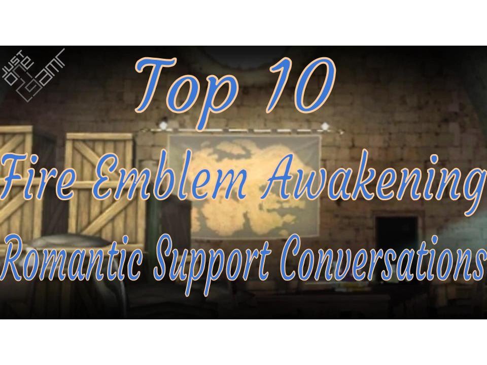 Top 10 Fire Emblem Awakening Romantic Support Conversations - YouTube