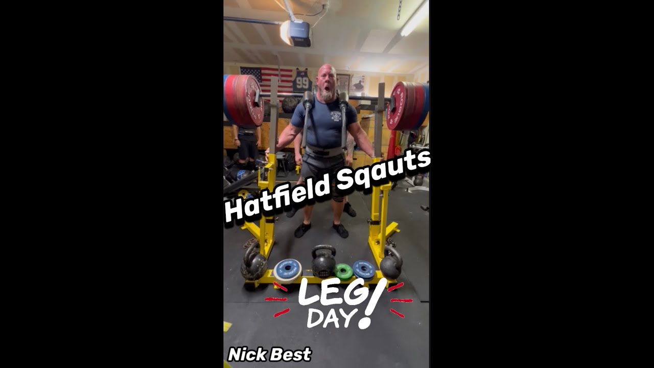 Hatfield Squat and leg day training - YouTube