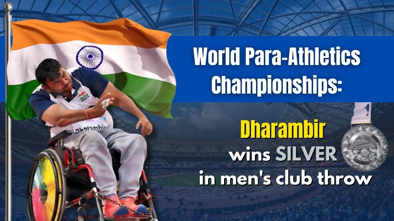 World Para-Athletics Championships: Dharambir wins silver in men's club ...
