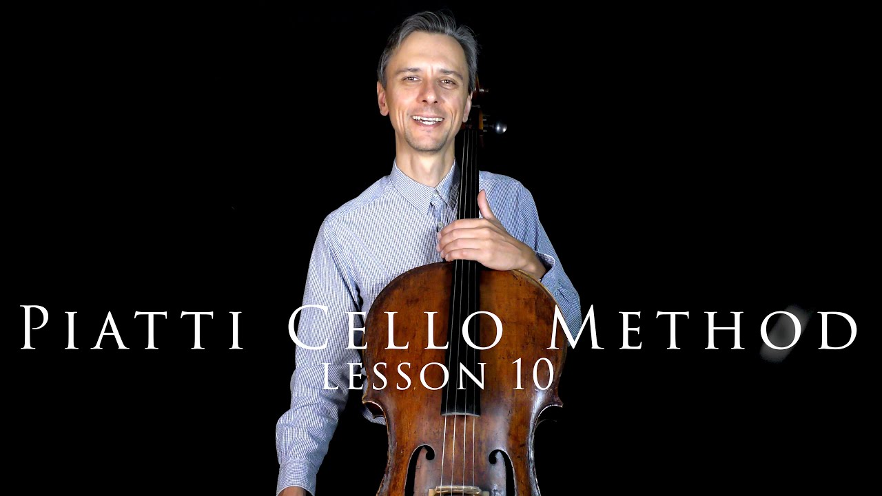 A.Piatti Cello Method Lesson 10 | Detache and Spiccato Exercises - YouTube