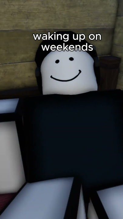 waking up on weekends #roblox #robloxanimation #robloxmoonanimator # ...