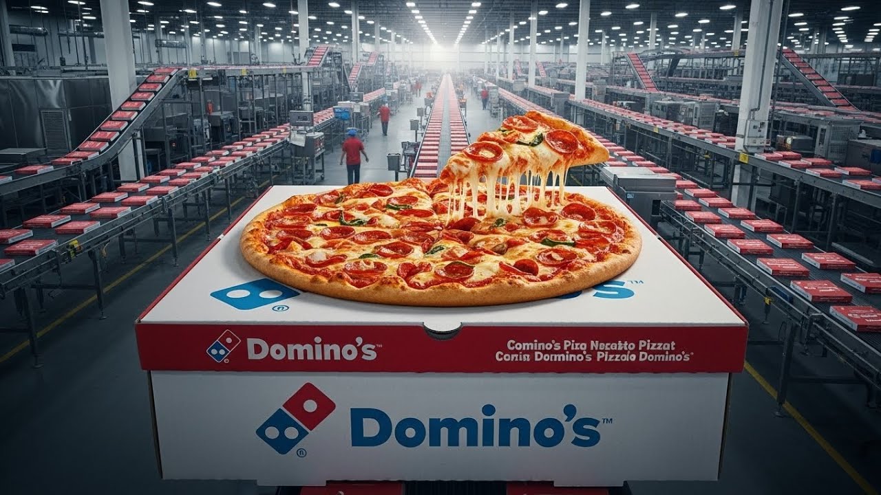 Inside the Domino's $17 Billion Pizza Factory – How 3 Million Pizzas ...