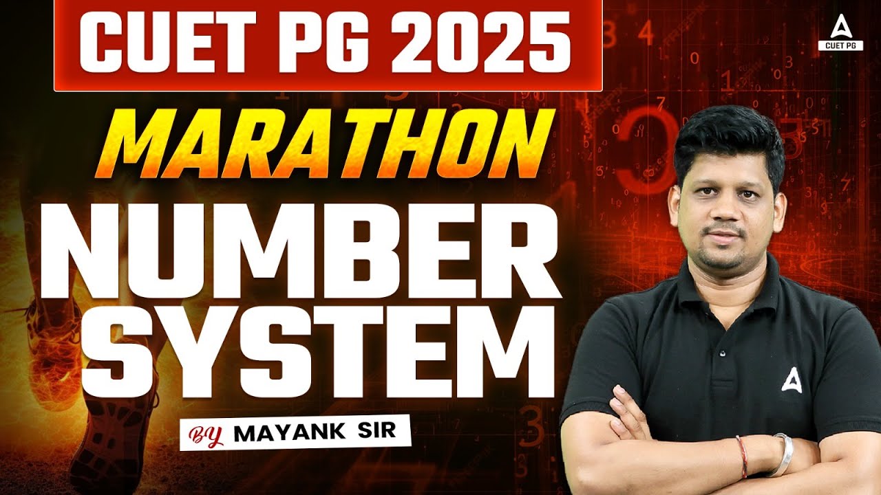 Number System for CUET PG Computer Science 2025 || SCQP09|| By Mayank ...
