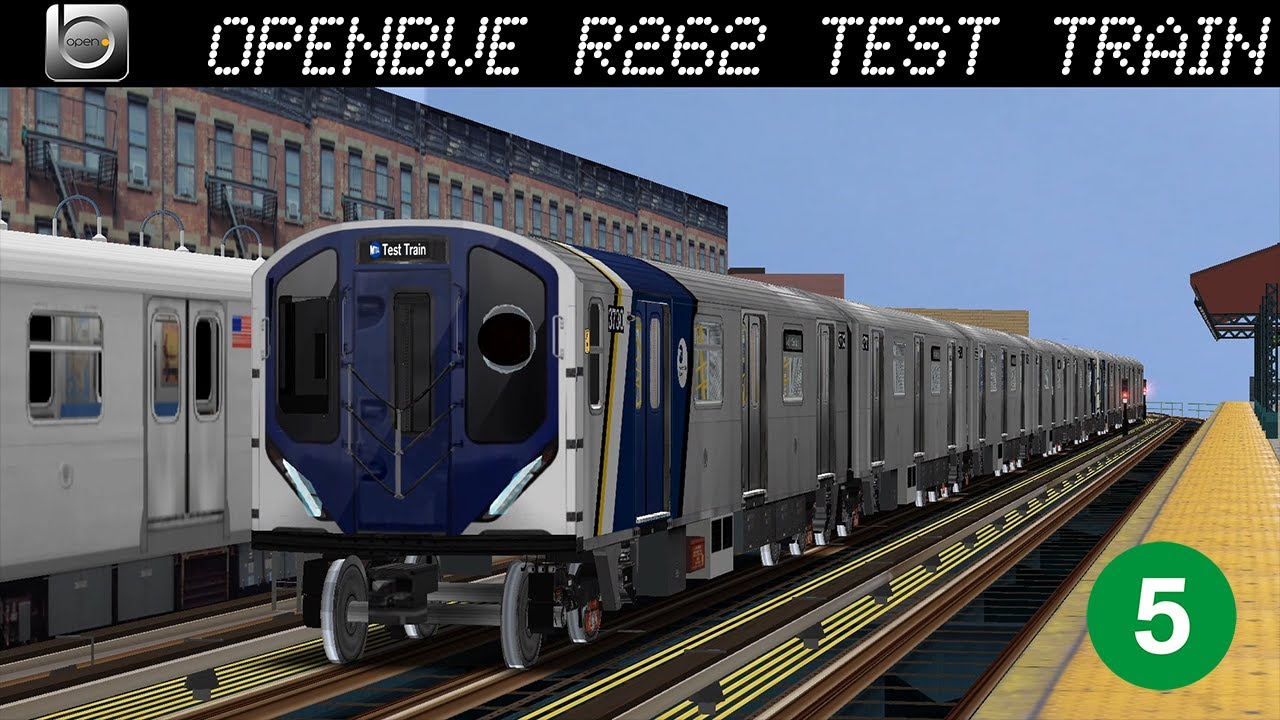 OpenBVE: R262 Test Train On the 5 Line - YouTube