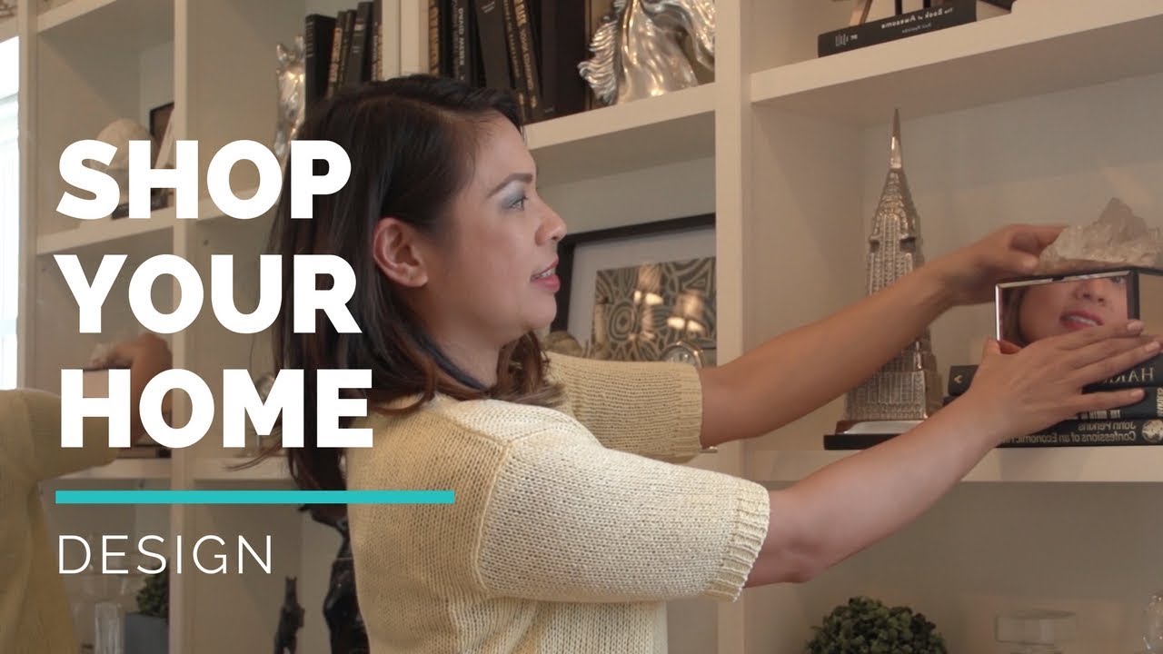 SHOP YOUR HOME - Styling Shelves - YouTube