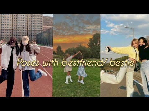 pose with bestfriend or bestie | easy poses | @aestheticgirly_aura ...