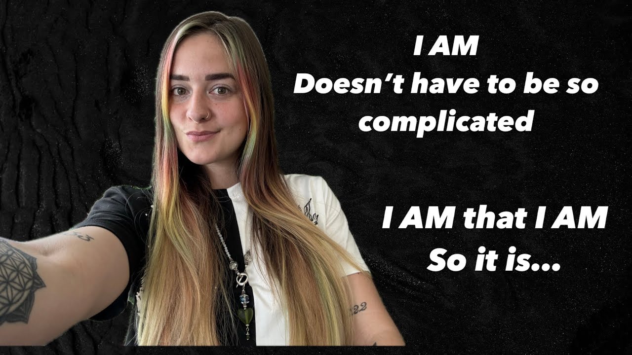 I AM doesn’t have to be so complicated! I AM is god & so therefore I AM ...