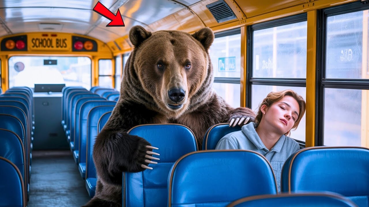 Mother Bear Hijacked a School Bus to Rescue One Sleeping Infant ...