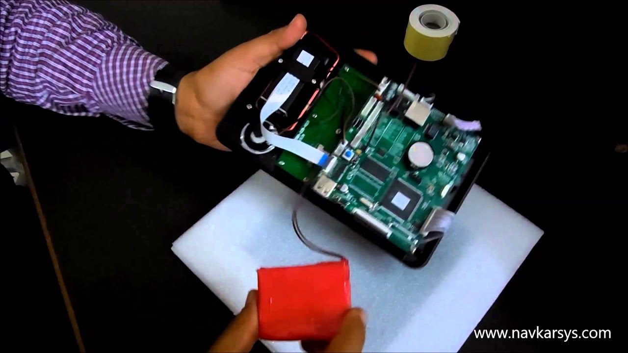 Battery Installation in Biometric Attendance Systems - YouTube