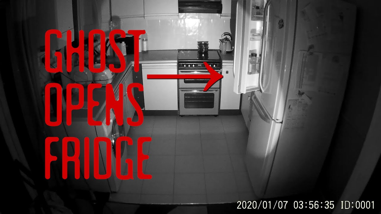 Extreme PARANORMAL ACTIVITY In My Haunted House. Ghost opens fridge ...