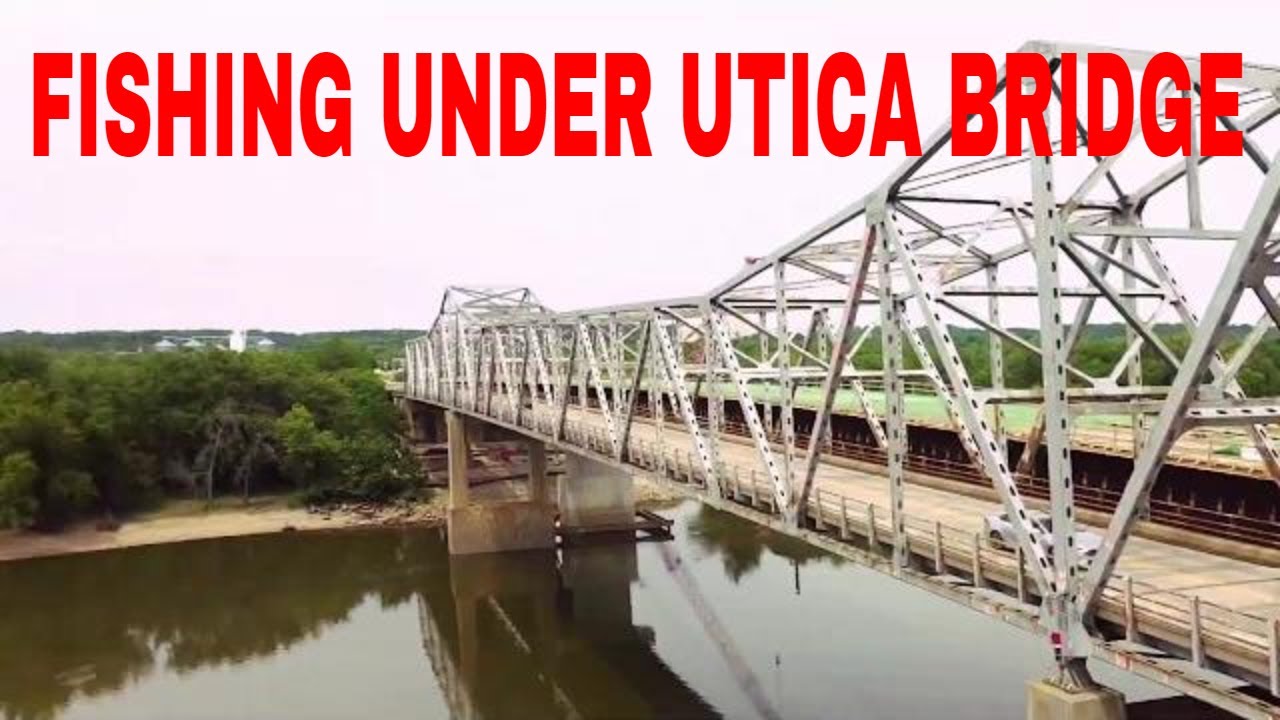 Fishing under Utica Bridge - YouTube