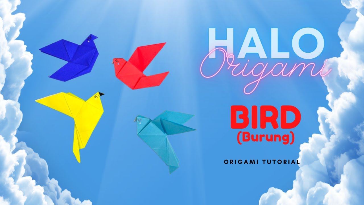 Origami BIRD (Burung) Tutorial | How to make Bird Origami - YouTube