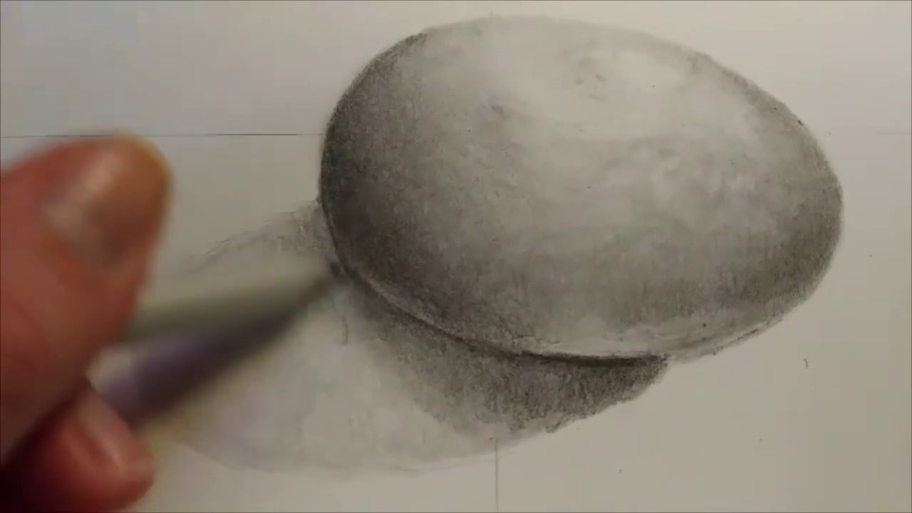 How To Draw a Realistic Egg - YouTube