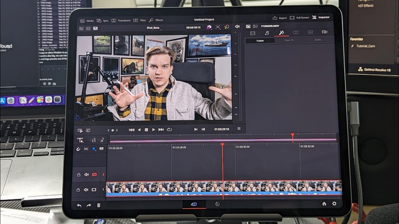 Let's Edit on iPad! - DaVinci Resolve BETA - YouTube