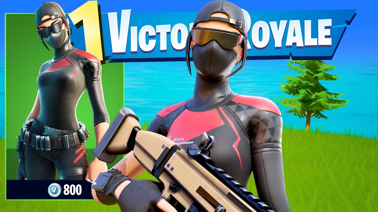 *NEW* Scarlet Commander Skin Gameplay In Fortnite! - YouTube